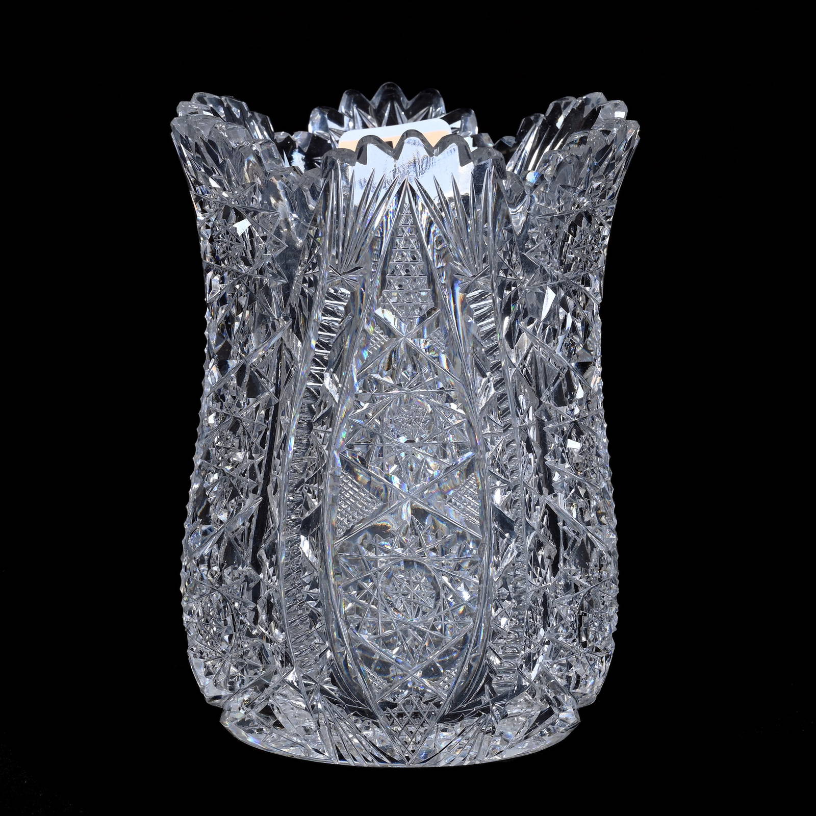 Spooner, Abcg, Pattern Resembles Bangor By Jewel Cut Glass Auction