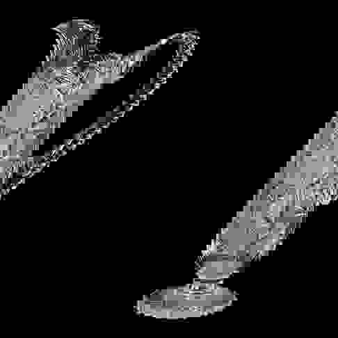 Pedestal Tankard, American Brilliant Cut Glass, Monarch Pattern By J ...