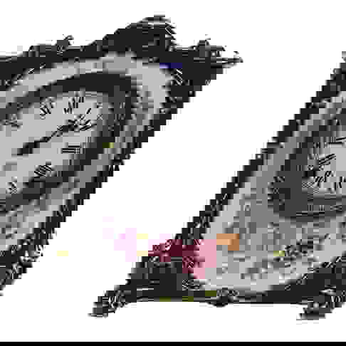 China Clock, "laveta" Case By Royal Bonn Auction