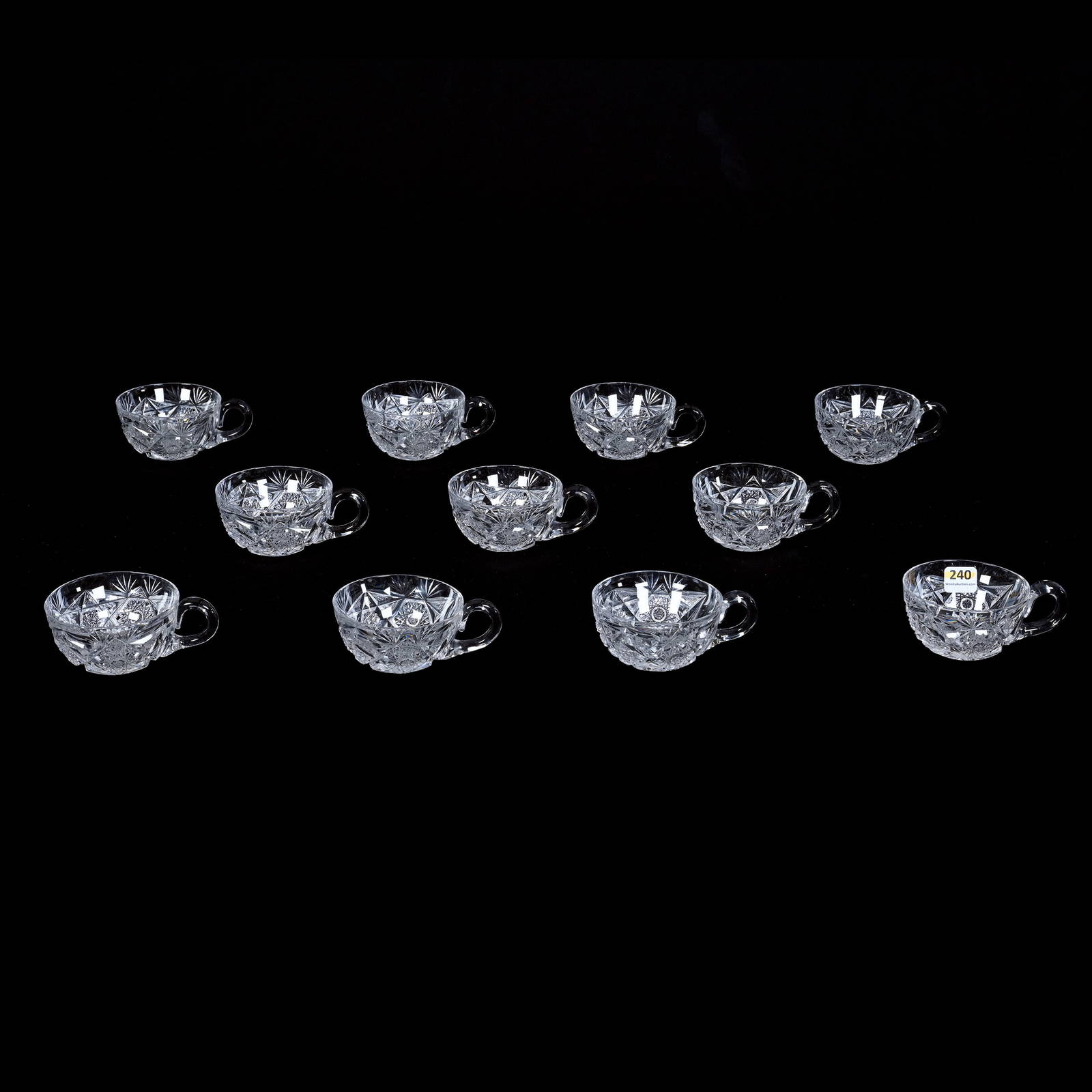 Eleven Punch Cups, Signed Libbey, Colonna Pattern - Mar 21, 2025 ...