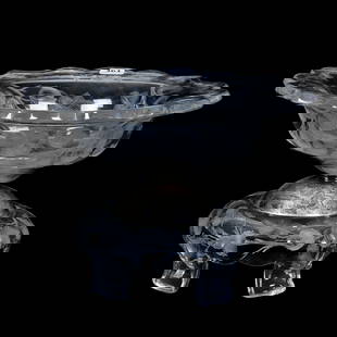 Humidor, American Brilliant Cut Glass Auction