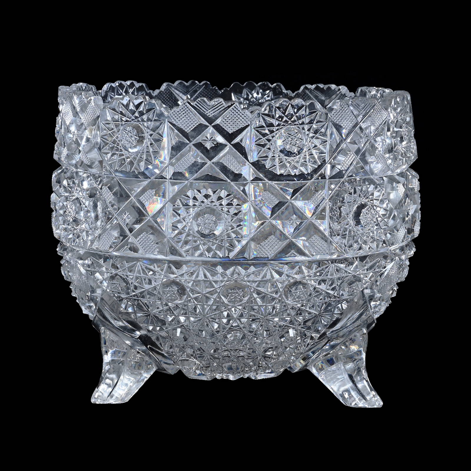 Three-footed Bowl, Abcg, Hunt's Royal Pattern Auction