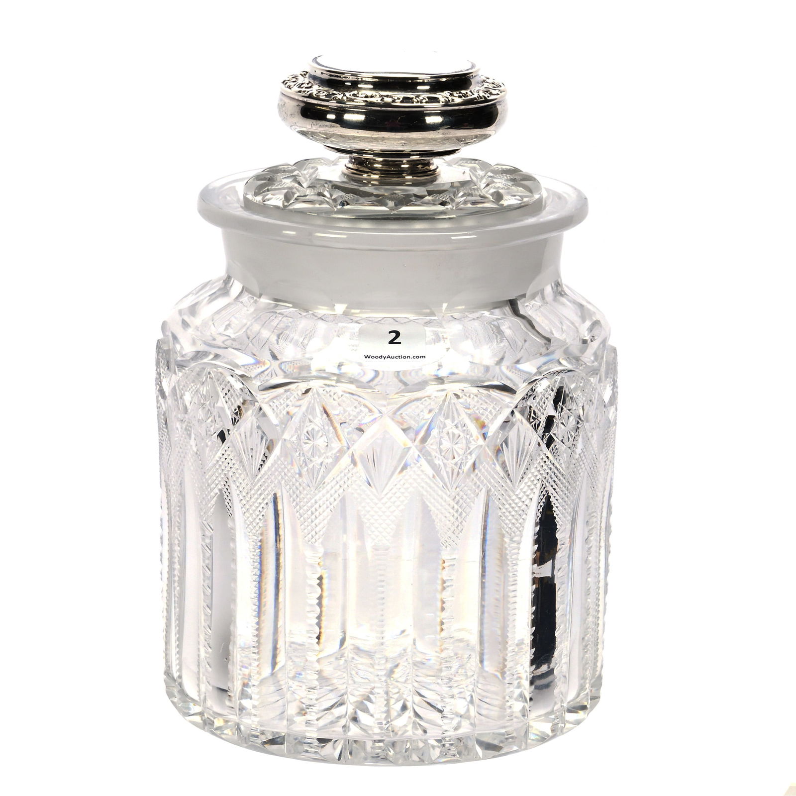 Humidor, American Brilliant Cut Glass, Chester Pattern By Dorflinger ...