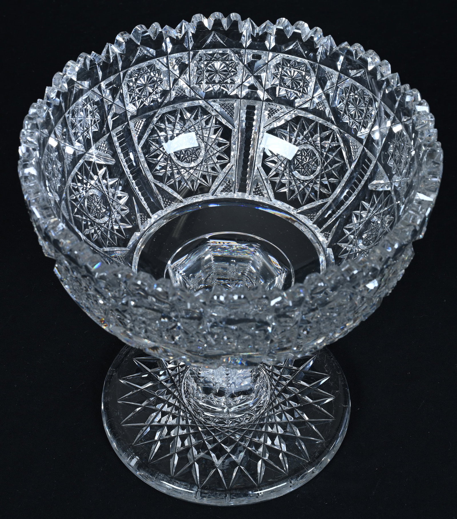Compote, American Brilliant Cut Glass Auction