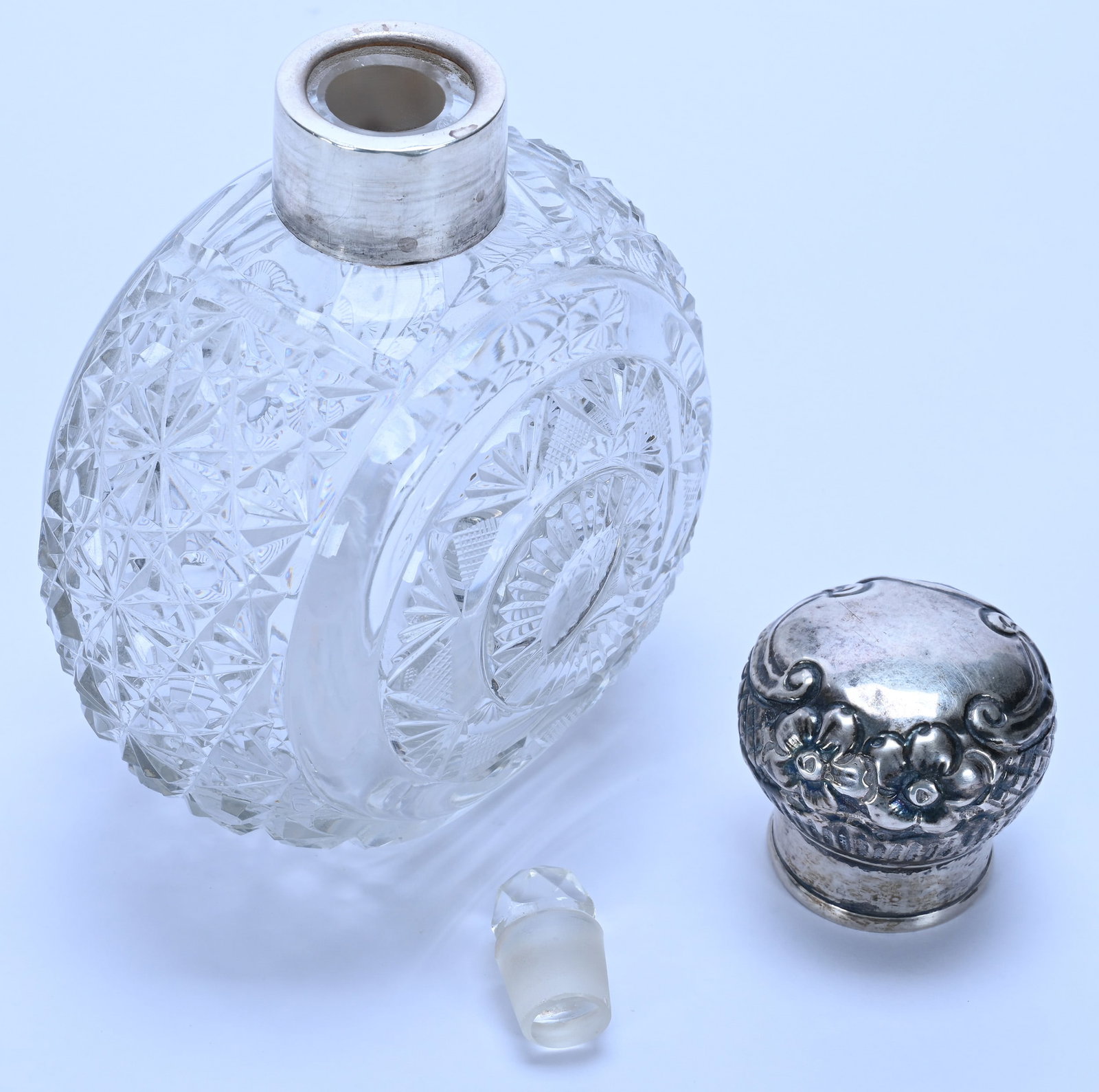 Cologne Bottle, Brilliant Period Cut Glass Auction