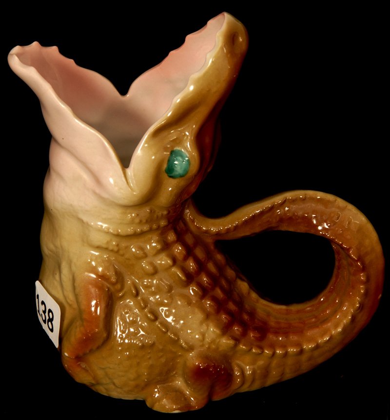 ROYAL BAYREUTH FIGURAL ALLIGATOR MILK PITCHER - Apr 26, 2014 | Soulis ...