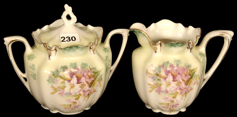 CREAMER AND SUGAR MARK WHEELOCK PRUSSIA - Nov 16, 2013 | Woody Auction ...