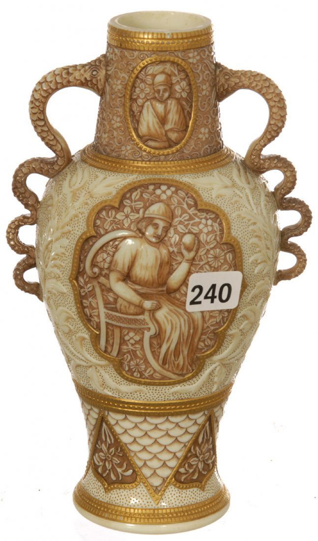 RARE 7 3/4" SIGNED WEBB ENGLISH CAMEO "IVORY" ART GLASS - Mar 20, 2014 ...