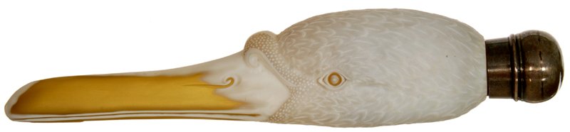 VERY RARE 8 3/4" ENGLISH CAMEO FIGURAL SWAN HEAD - May 29, 2014 | Woody ...