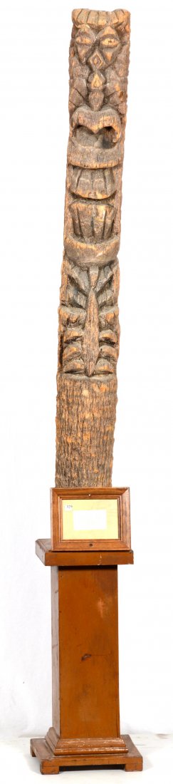 ORIGINAL 62" SEMINOLE INDIAN TRIBE TOTEM POLE - Dec 06, 2014 | Woody ...