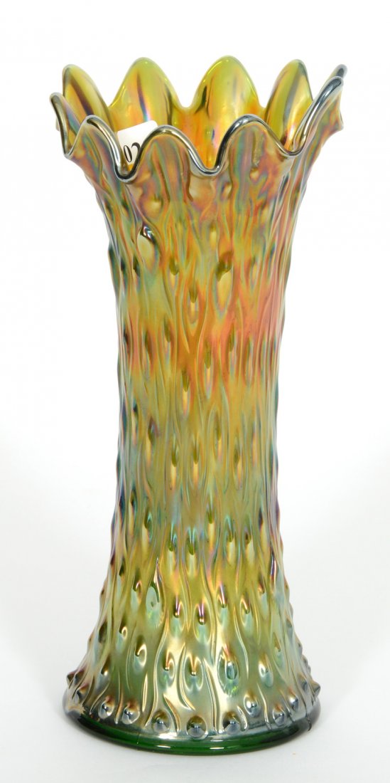 12" Northwood Tree Trunk Green Mid Size Vase