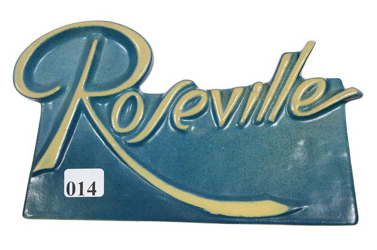 Roseville Art Pottery Advertising Display Sign