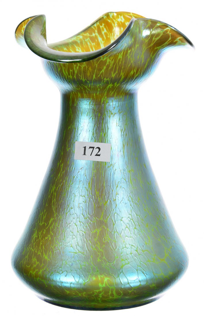 141: Iridescent Oil Spot LOETZ Art Glass Decanter Vase - Jan 29, 2006 ...