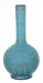 7 1/4" BLUE SATIN ART GLASS STICK VASE
