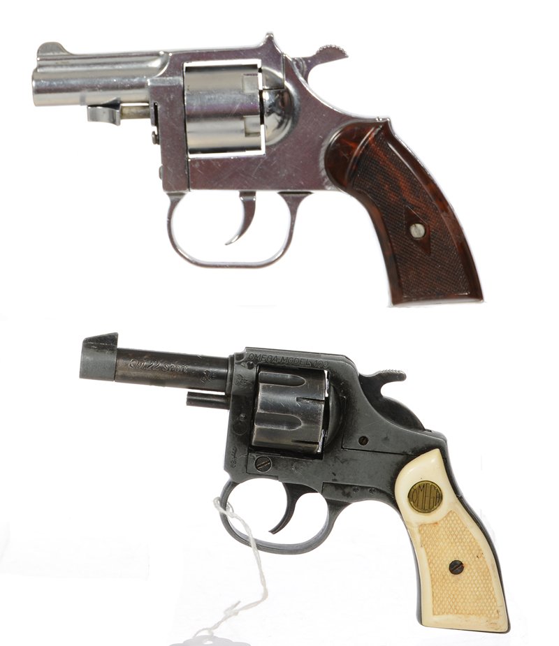 Omega Model 100 22 Short Caliber Six Shot Revolver