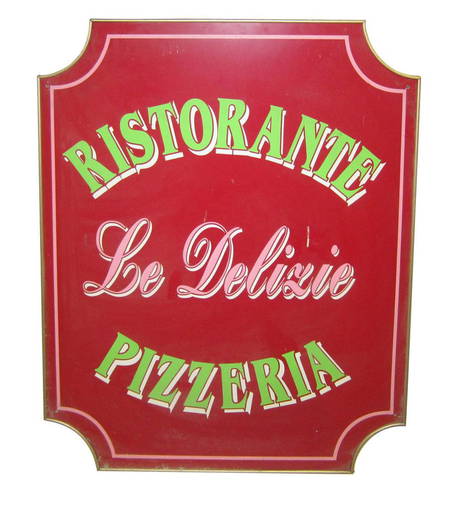 Vintage Italian Sign