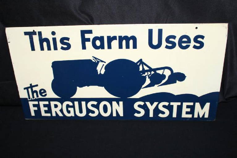 This Farm Uses Ferguson System Tractor Tin Sign