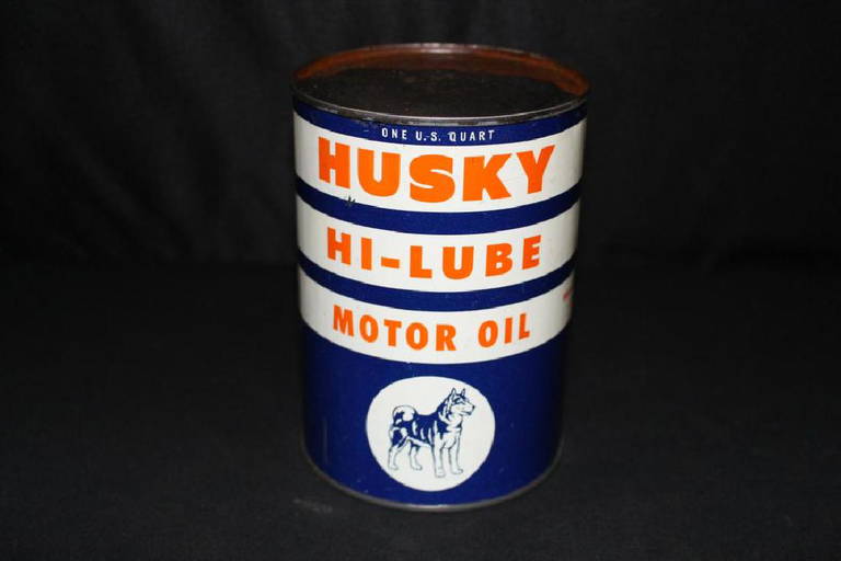 Husky Hi Lube Motor Oil Quart Can Cody Wyoming