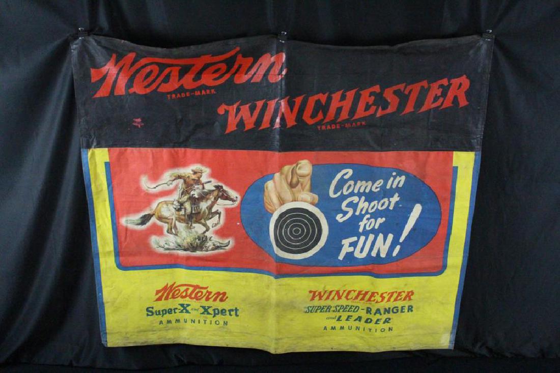 WINCHESTER LEADER RANGER SUPER X BANNER SIGN