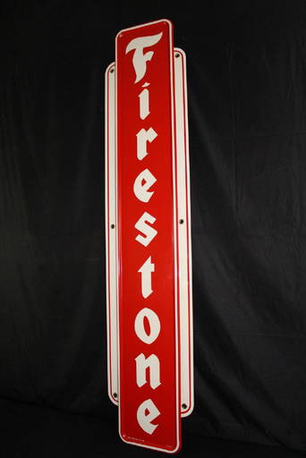 Nos Vertical Firestone Tires Sign