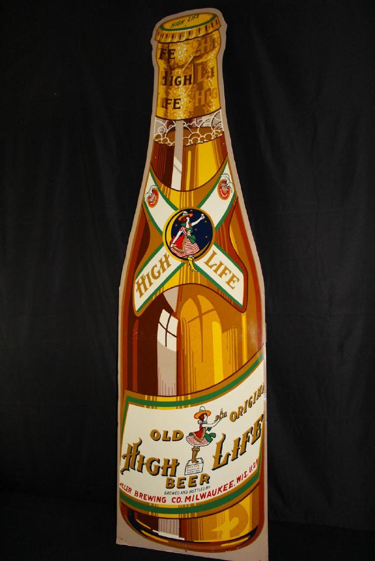 RARE MILLER HIGH LIFE BEER BOTTLE TIN SIGN - Feb 09, 2019 | Millers ...