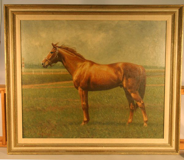 80: C.W. Anderson Horse Oil Painting