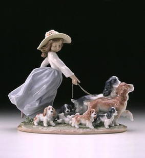 Lladro Puppy Parade No. 6784 In Original Box