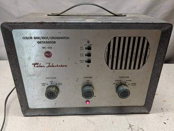 Rca Color Television Tv Bar Dot Crosshatch Generator