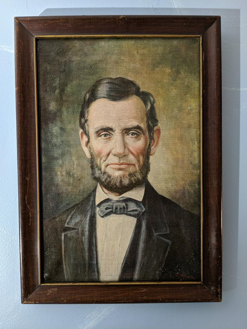 George Henry Story Abraham Lincoln Oil Painting - May 10, 2020 ...