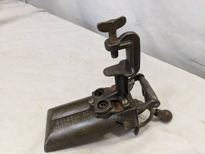 Antique Cast Iron Goodell Co Cherry Pitter Machine