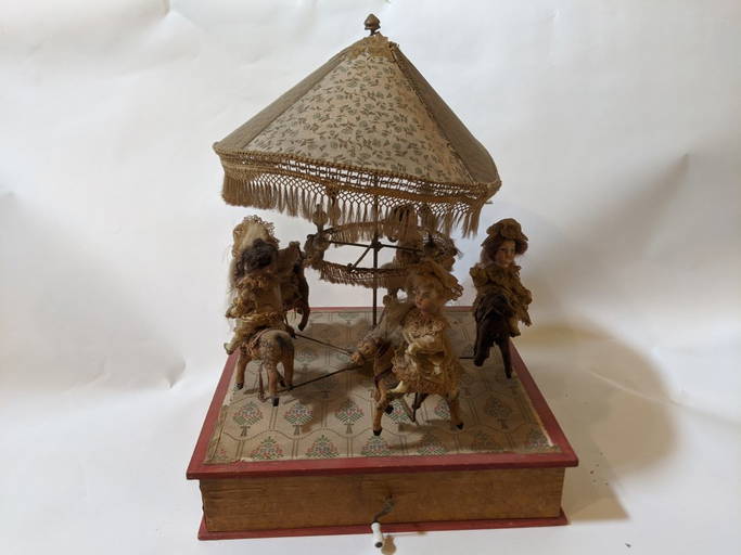 c1900 German Crank Carousel Automaton w/ Bisque Dolls - Jul 26, 2020 ...