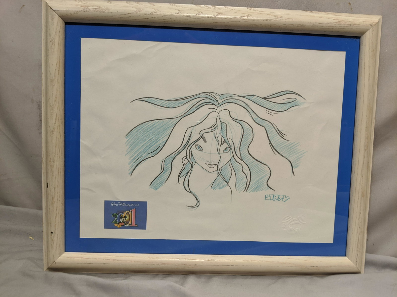 2001 Disney Kida Nedakh Atlantis Illustration