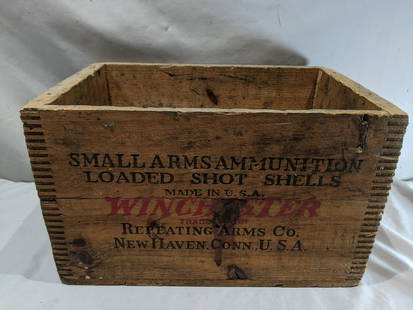 Robin Hood Ammunition Co. Wood Shell Box Crate