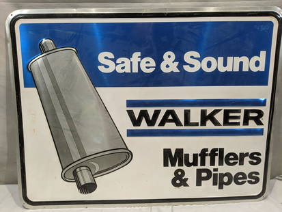 Walker Muffler Vintage Sign