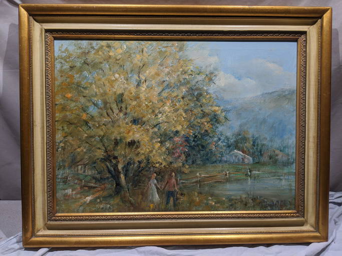 Elizabeth Van Court Wt Burger Co Landscape Painting
