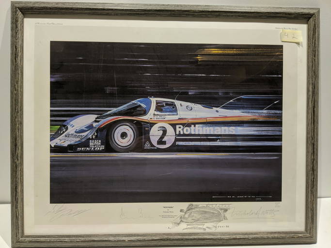 1984 Winners By Nicholas Watts Porsche Lithograph