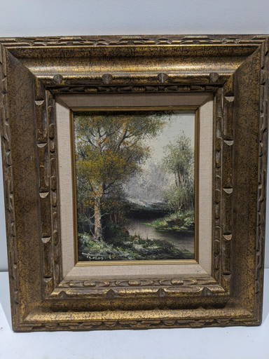 Tedeschi Landscape Oil Painting Merril Chase Coa