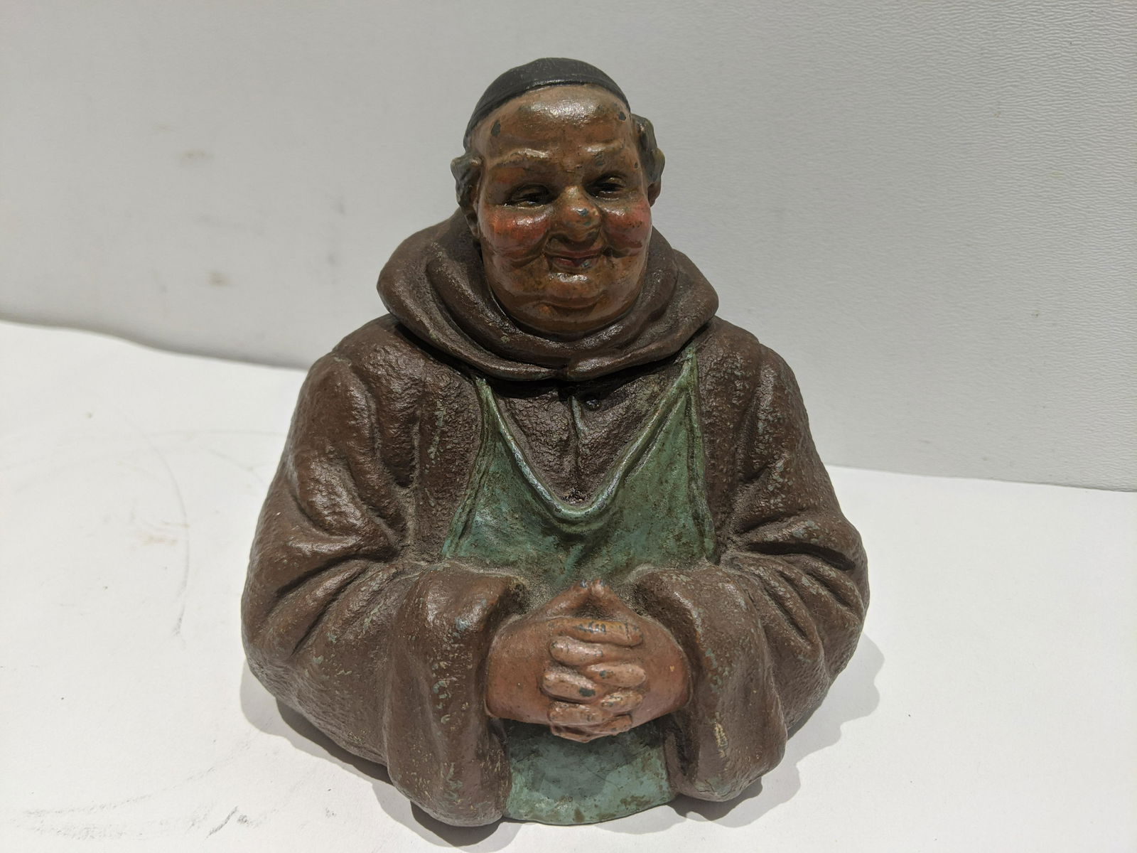 Antique Painted Metal Jolly Monk Inkwell (#7713) on Sep 19, 2021 ...