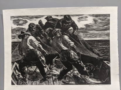 Robert Von Neumann Woodcut