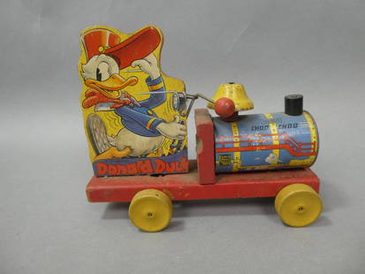 Disney Fisher Price Donald Duck #450 Toy “choo Choo” Train ...
