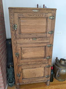 Antique Oak Ice Box