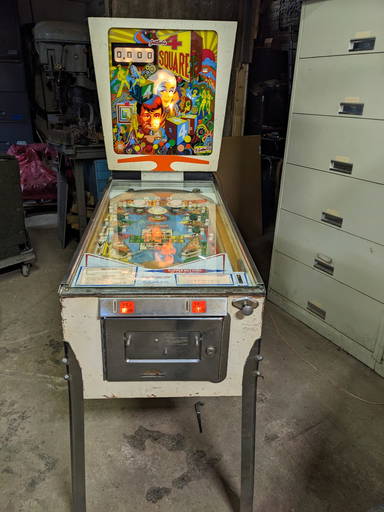 1971 Gottlieb 4 Square Pinball Game