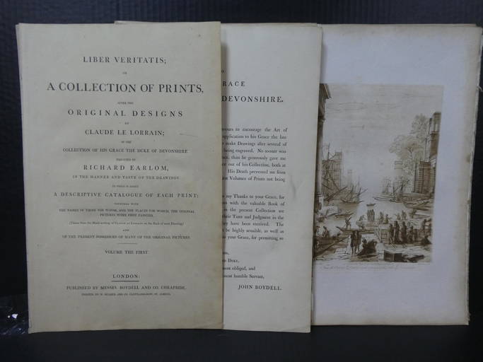 1777 Liber Veritatis Claude Le Lorrain Portfolio 35 Etchings
