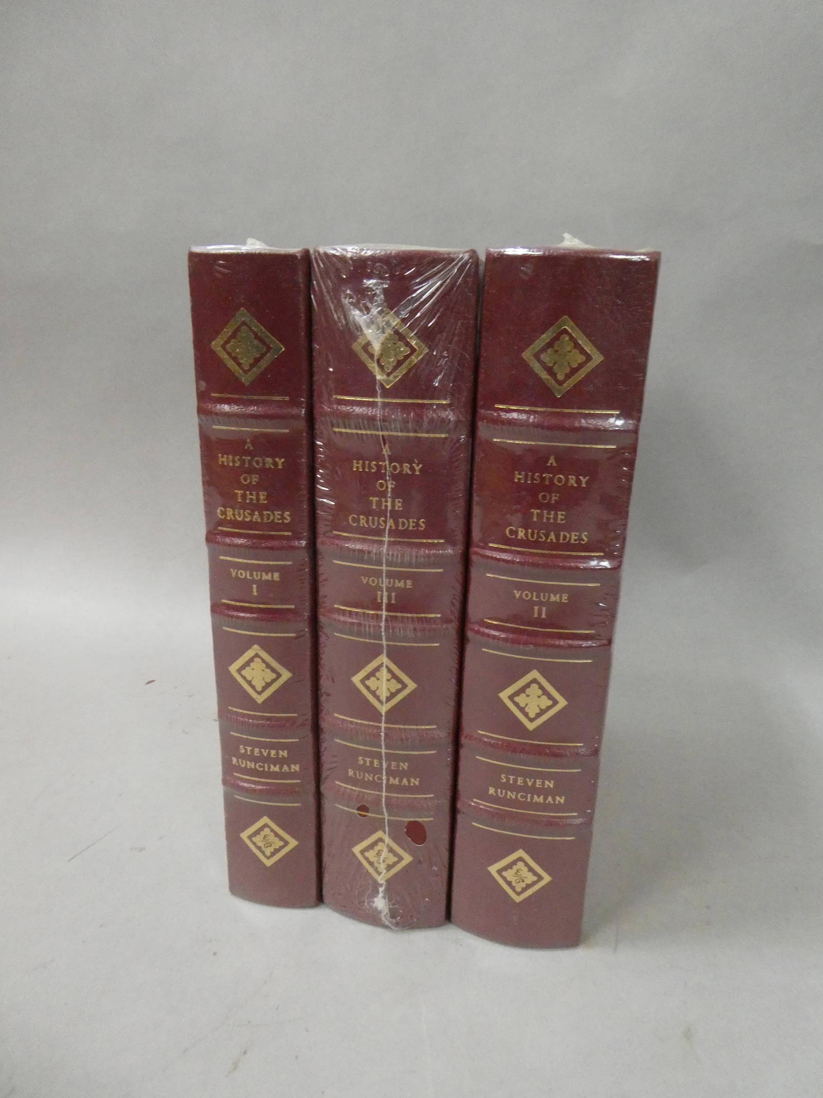 Easton Press A History Of The Crusades By Steven Runciman Vol 1 2 3 Auction