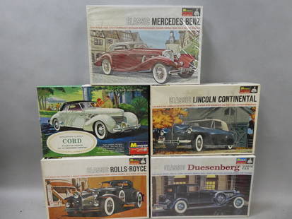Sealed Monogram Classic Lincoln Continental 1/24 Scale Model Car Kit
