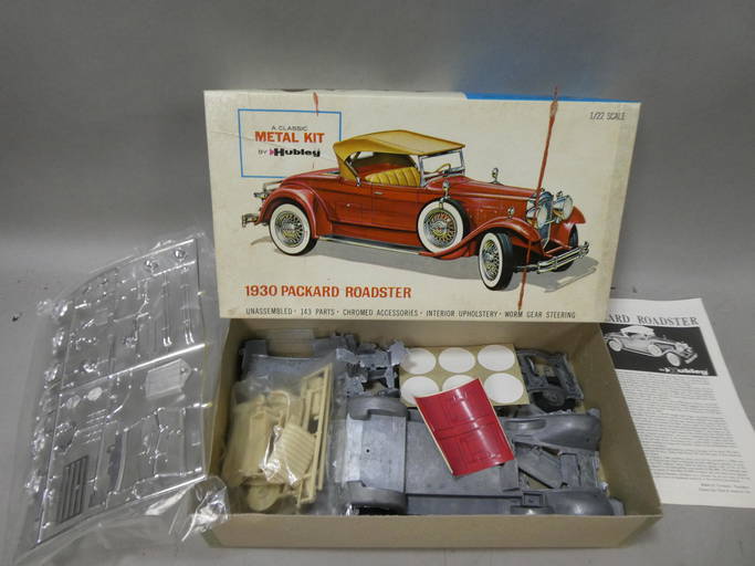 Nos Hubley Metal Kit 1/22 Scale Model 1930 Packard Roadster