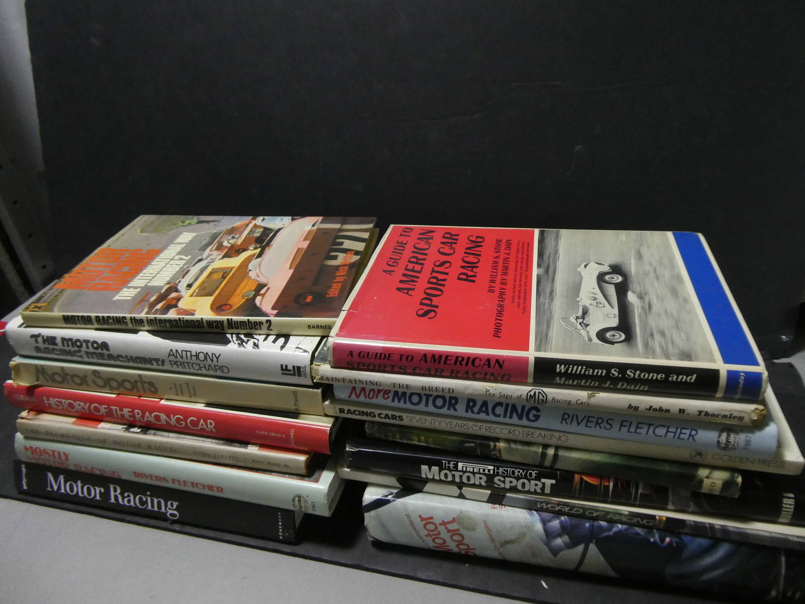 Lot 15 Vintage Assorted Motor Sport Car Racing Books Auction