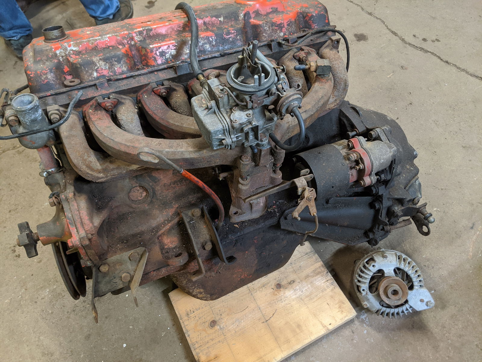 1970's 225cu Slant Six Dodge Plymouth Running Engine Auction