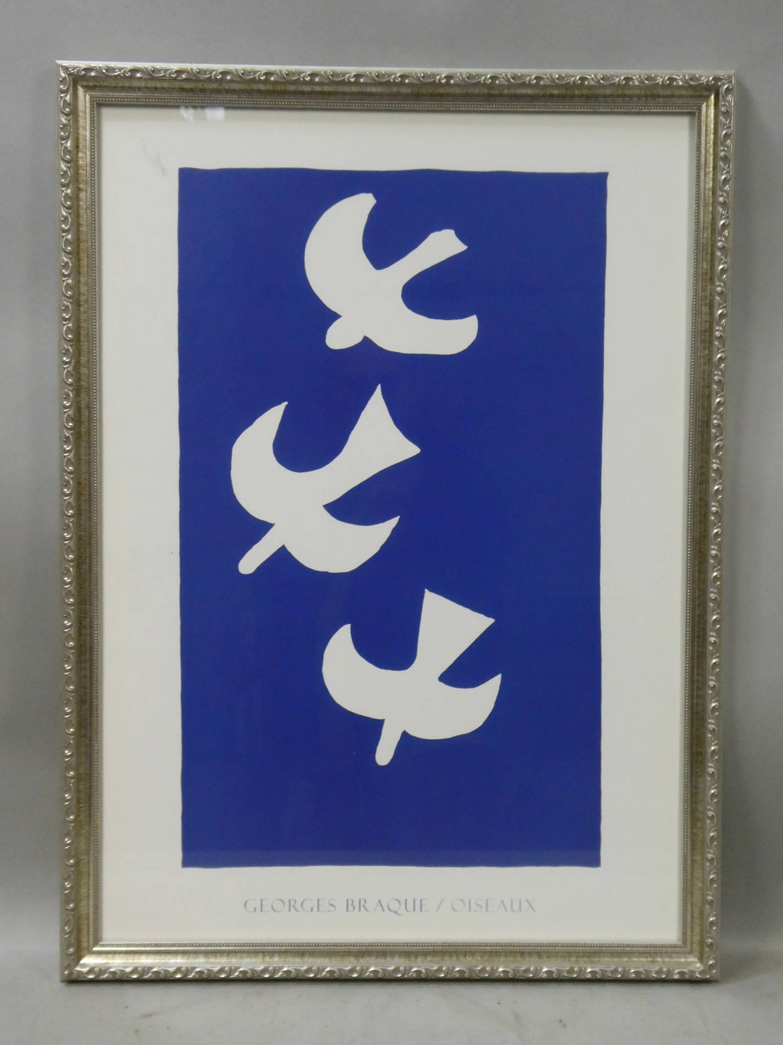 Vintage Georges Braque Birds Oiseaux Lithograph Auction