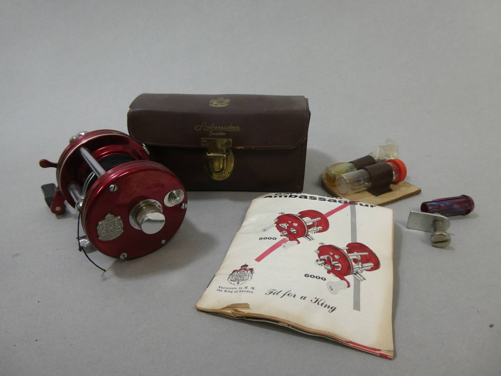 Vintage Garcia Abu Ambassador 6000 Fishing Reel In Case Auction